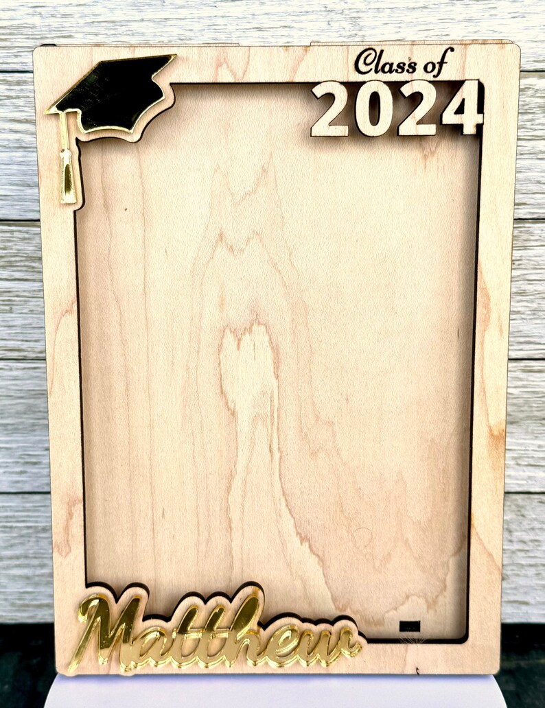 Personalized Graduation Frame, Graduation Photo Holder, Custom Gift for ...