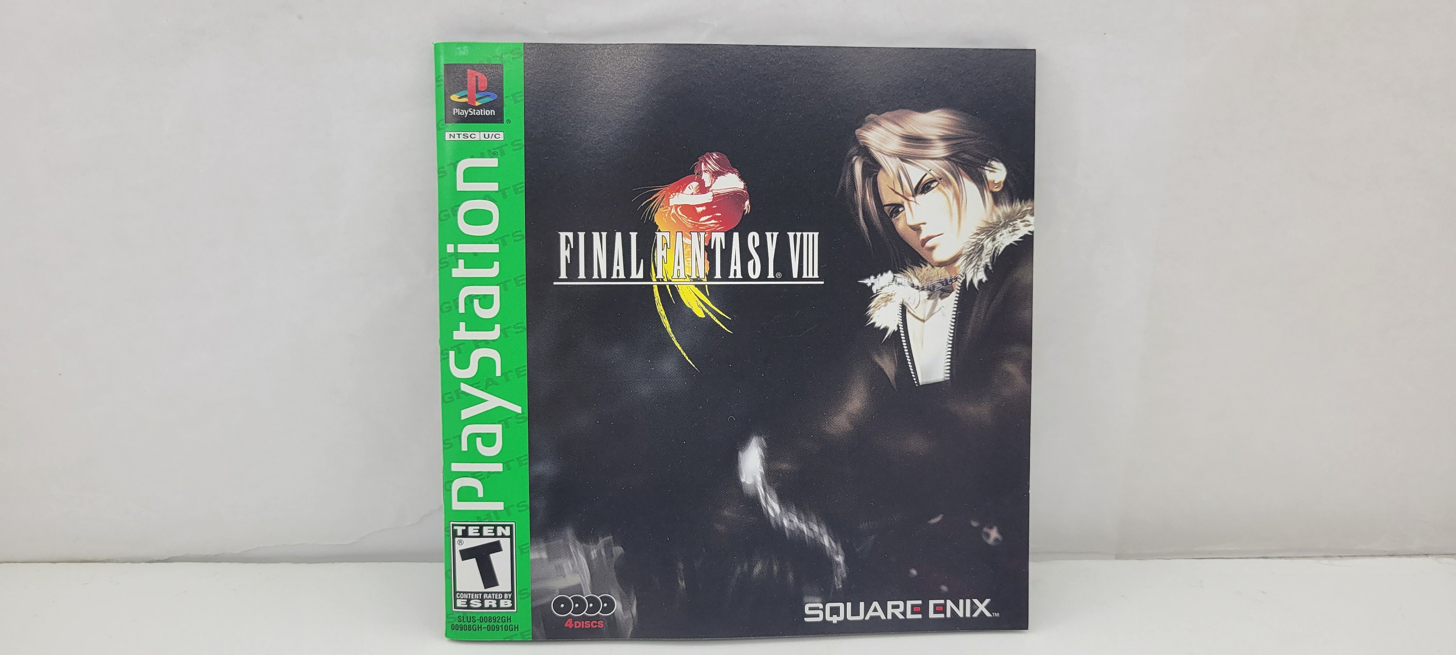Final Fantasy VIII PS1 Greatest Hits Version - Etsy