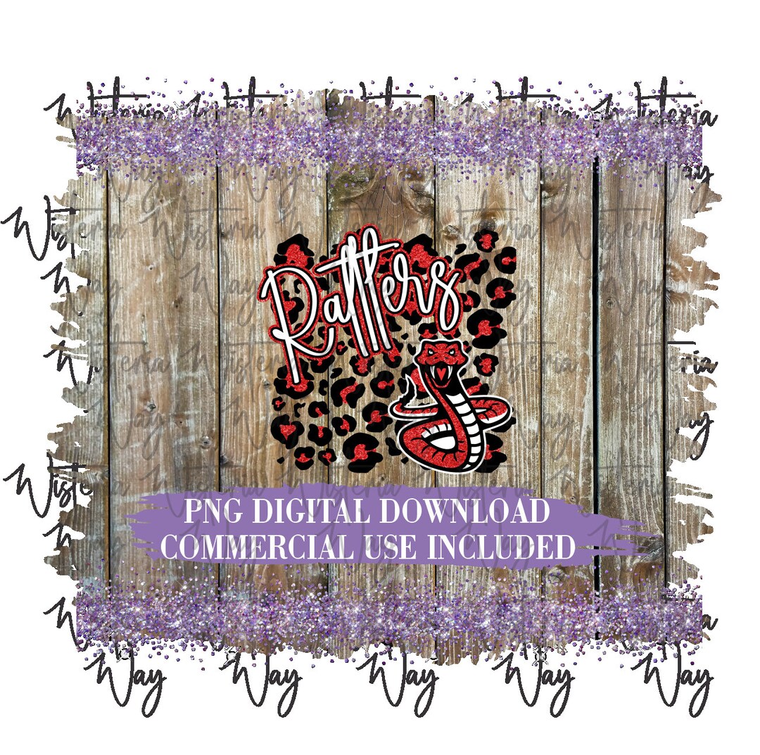 Rattlers PNG, DTG, DTF, Sublimation, Sports, Football, Basketball ...