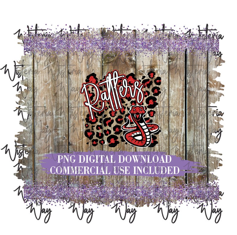 Rattlers PNG, DTG, DTF, Sublimation, Sports, Football, Basketball ...