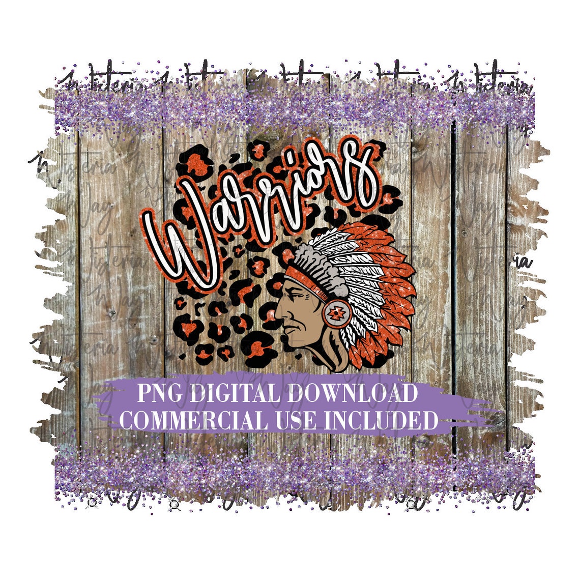 Warriors Orange Faux PNG DTF DTG - Etsy