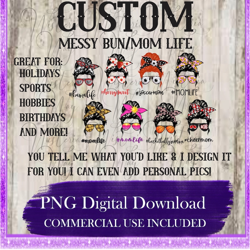 Custom Mama Template Png - Etsy