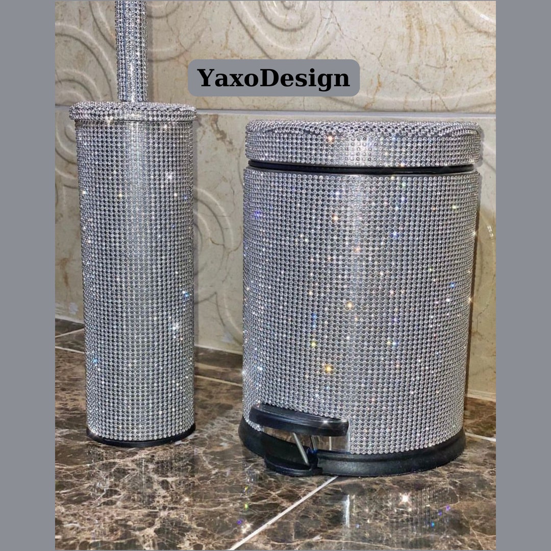 Stone Dustbin, Handmade Dustbin, Bathroom Dustbin, Automatic Lid for ...