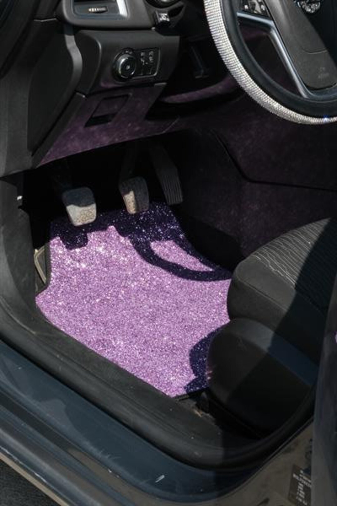 Confetti Car Floor Mats, Sequin Car Mats, Floor Mats for Car, 4 Pieces ...
