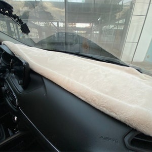Soft Furry Plush Car Dashboard Dash Protector Dash Mat Sun Cover Pad ...