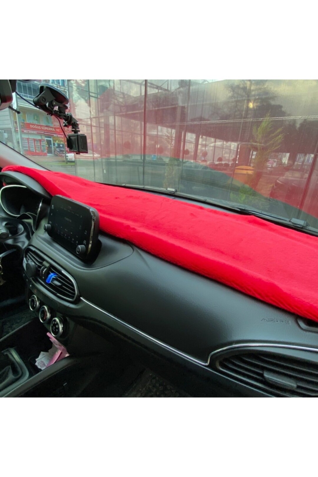 Soft Furry Plush Car Dashboard Dash Protector Dash Mat Sun Cover Pad ...