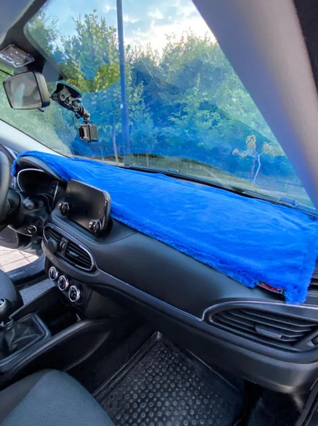 Soft Furry Plush Car Dashboard Dash Protector Dash Mat Sun Cover Pad ...