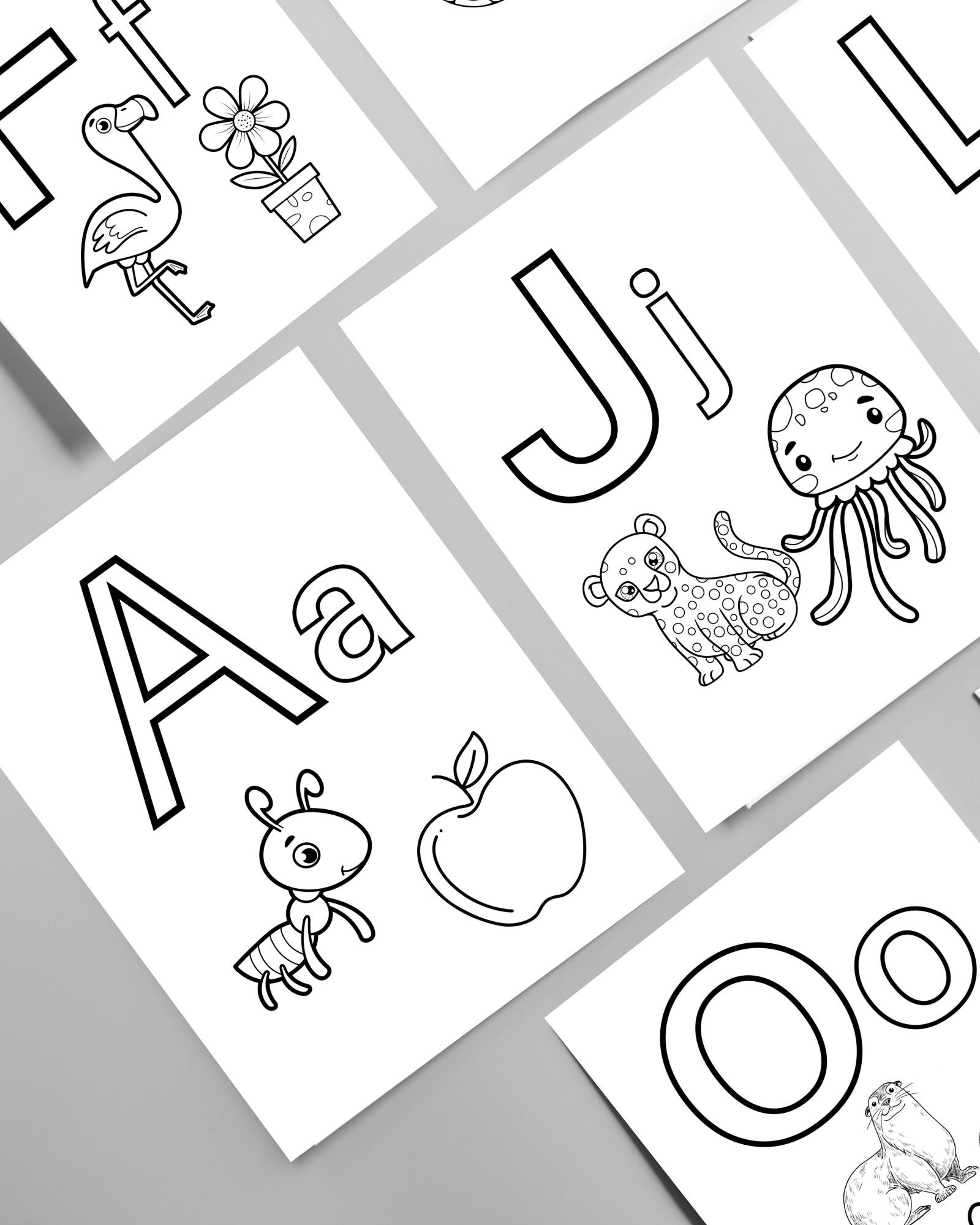 ABC Coloring Pages L Toddler Coloring Pages L Printable ABC Coloring ...