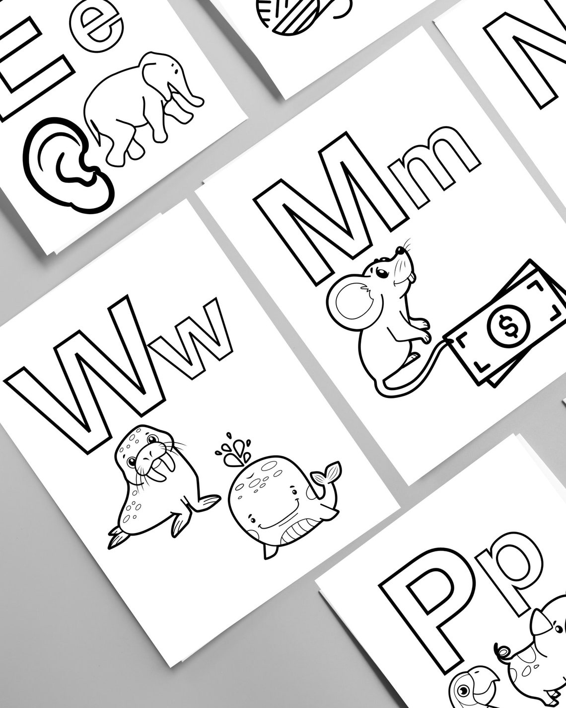 ABC Coloring Pages L Toddler Coloring Pages L Printable ABC Coloring ...