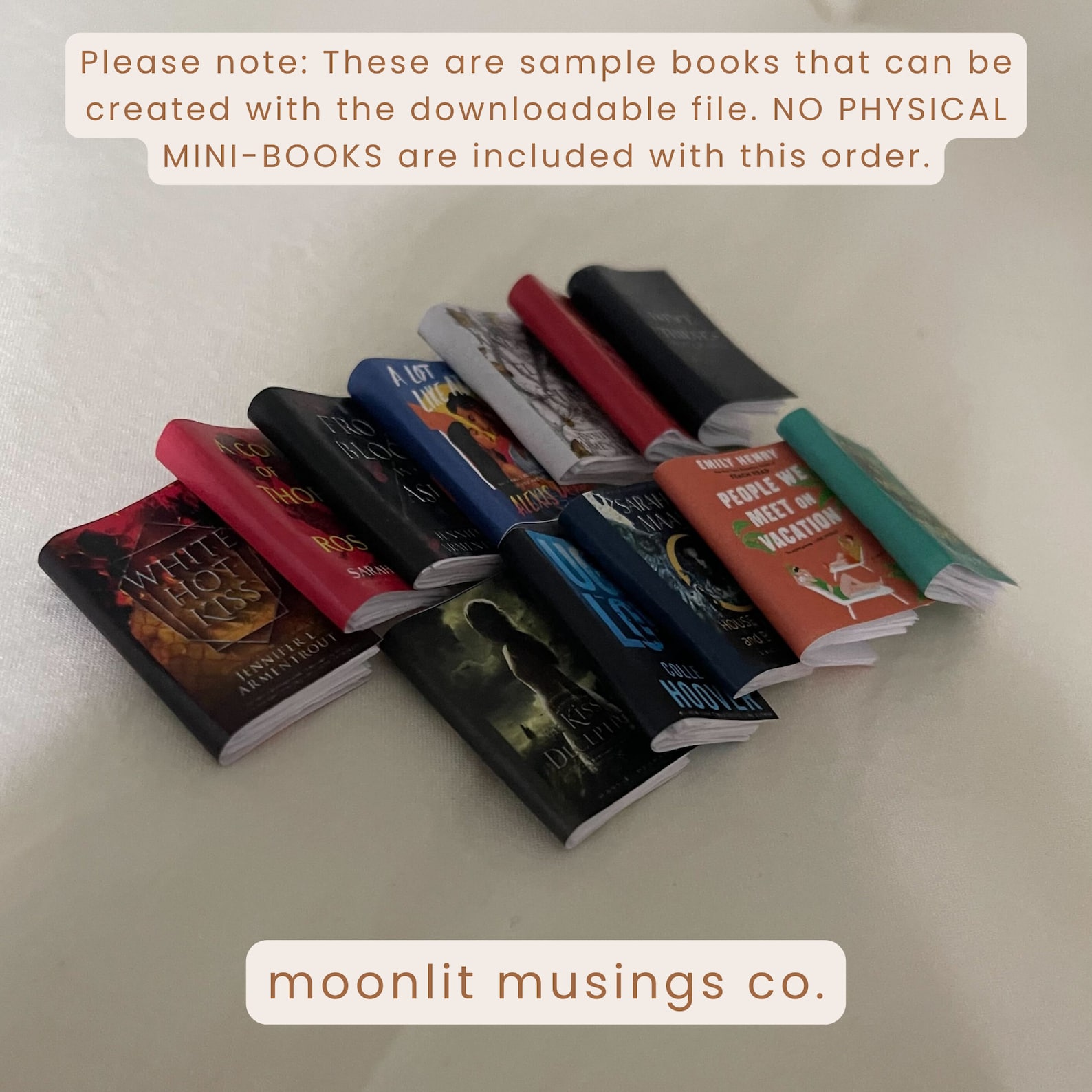 224 Mini Book Covers Most Popular Tiktok Books - Etsy