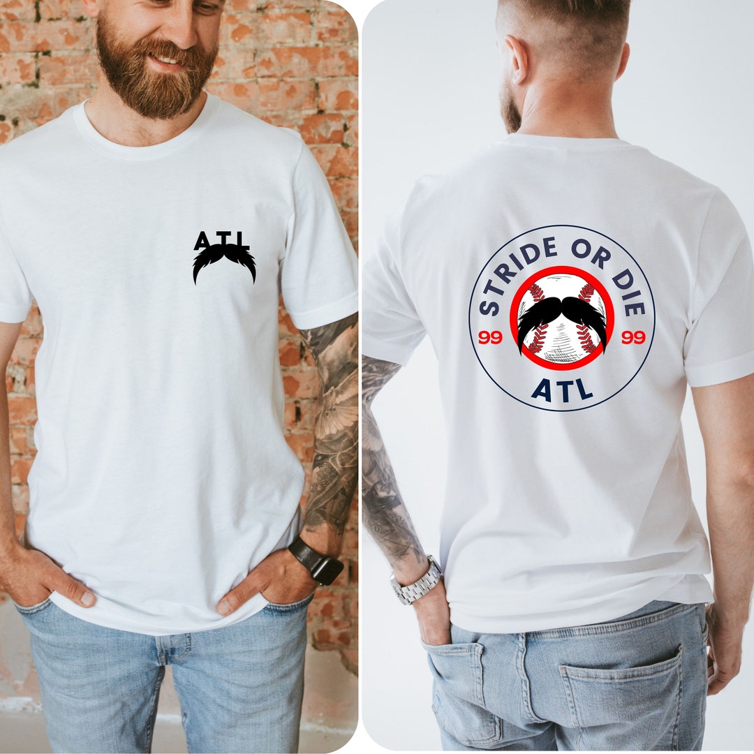 Spencer Strider Stride or Die 99 Mustache Atlanta Braves - Etsy