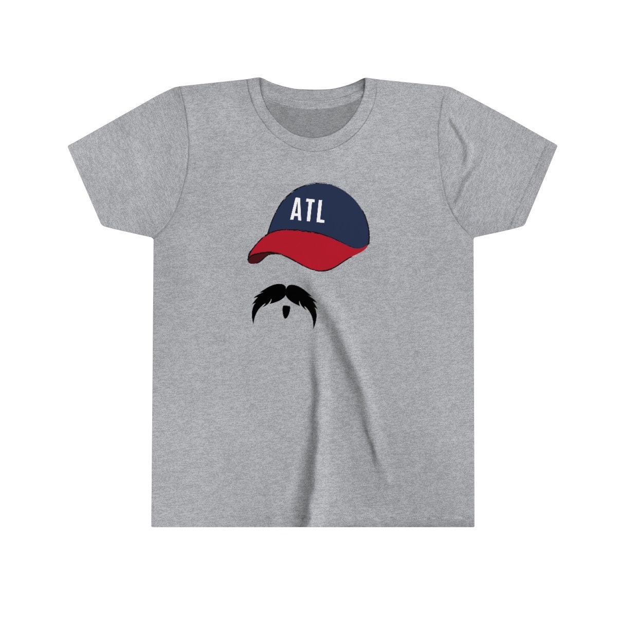 Spencer Strider #99 Mustache Atlanta Braves Kid's Shirt Gift for Girls ...