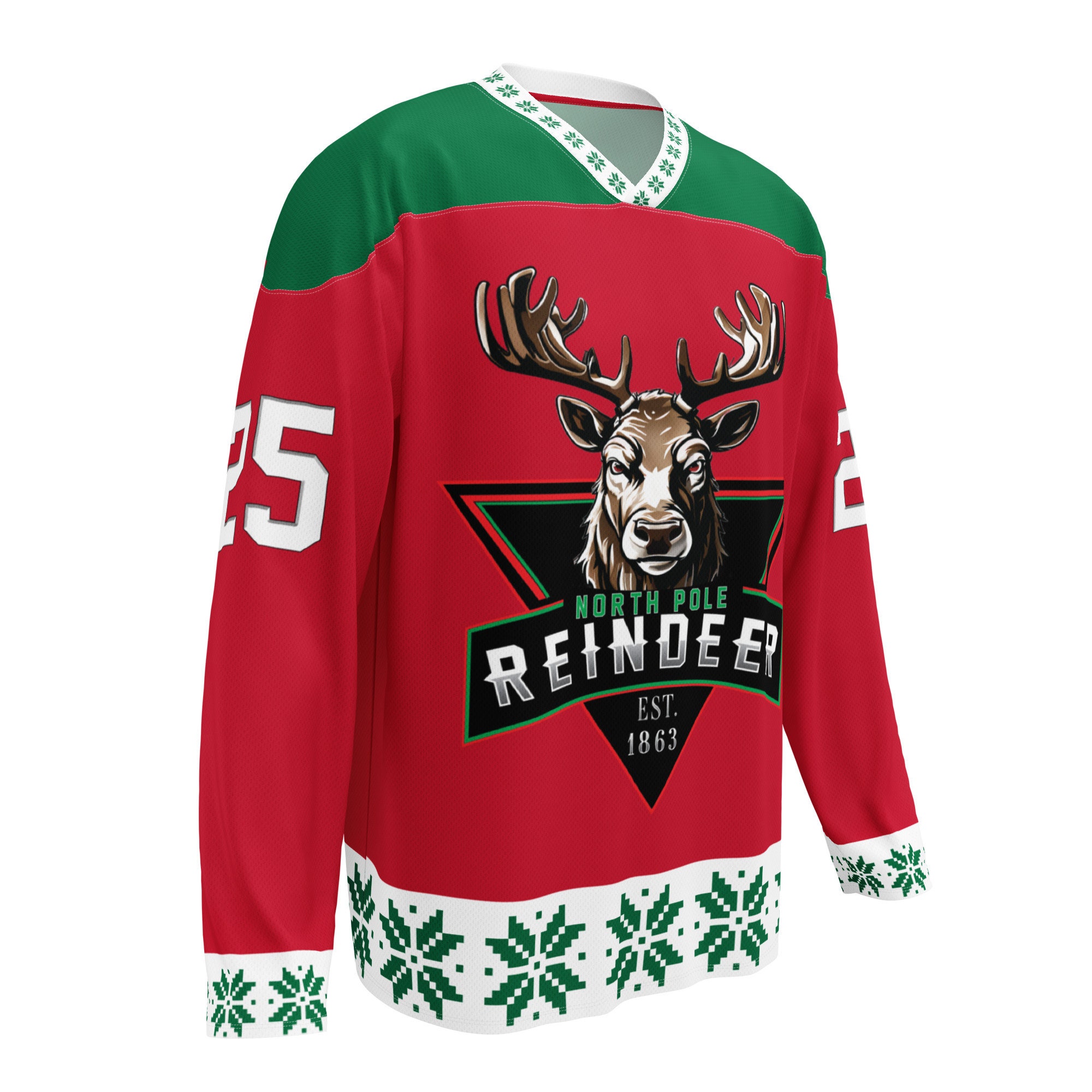 Santa Christmas Hockey Jersey for Men and Women - Etsy