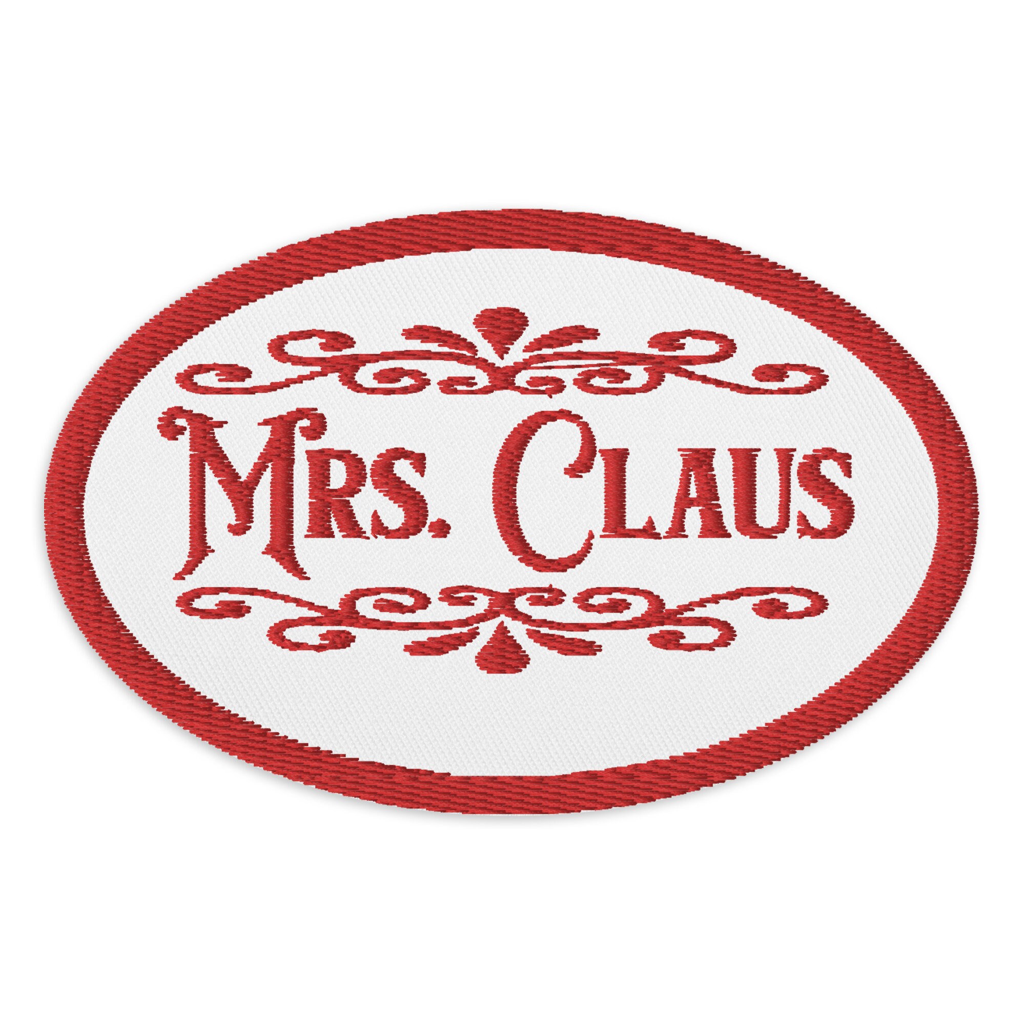 Mrs. Claus Embroidered Patches - Etsy