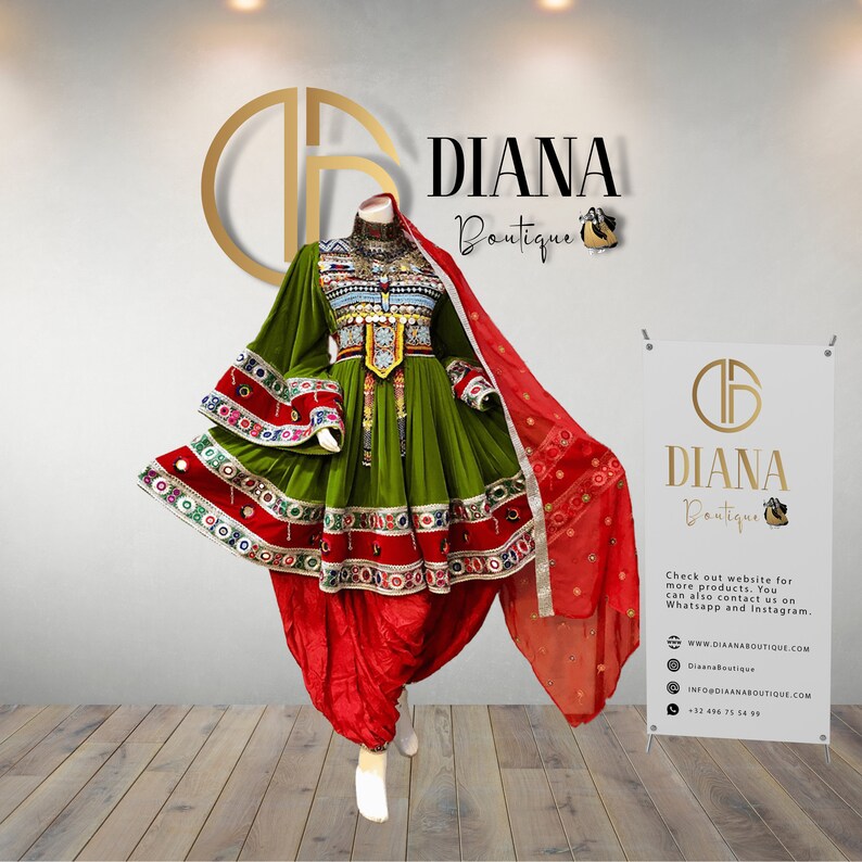 Vintage Afghan Dress Afghan Clothing Traditional Afghan Clothes - Etsy
