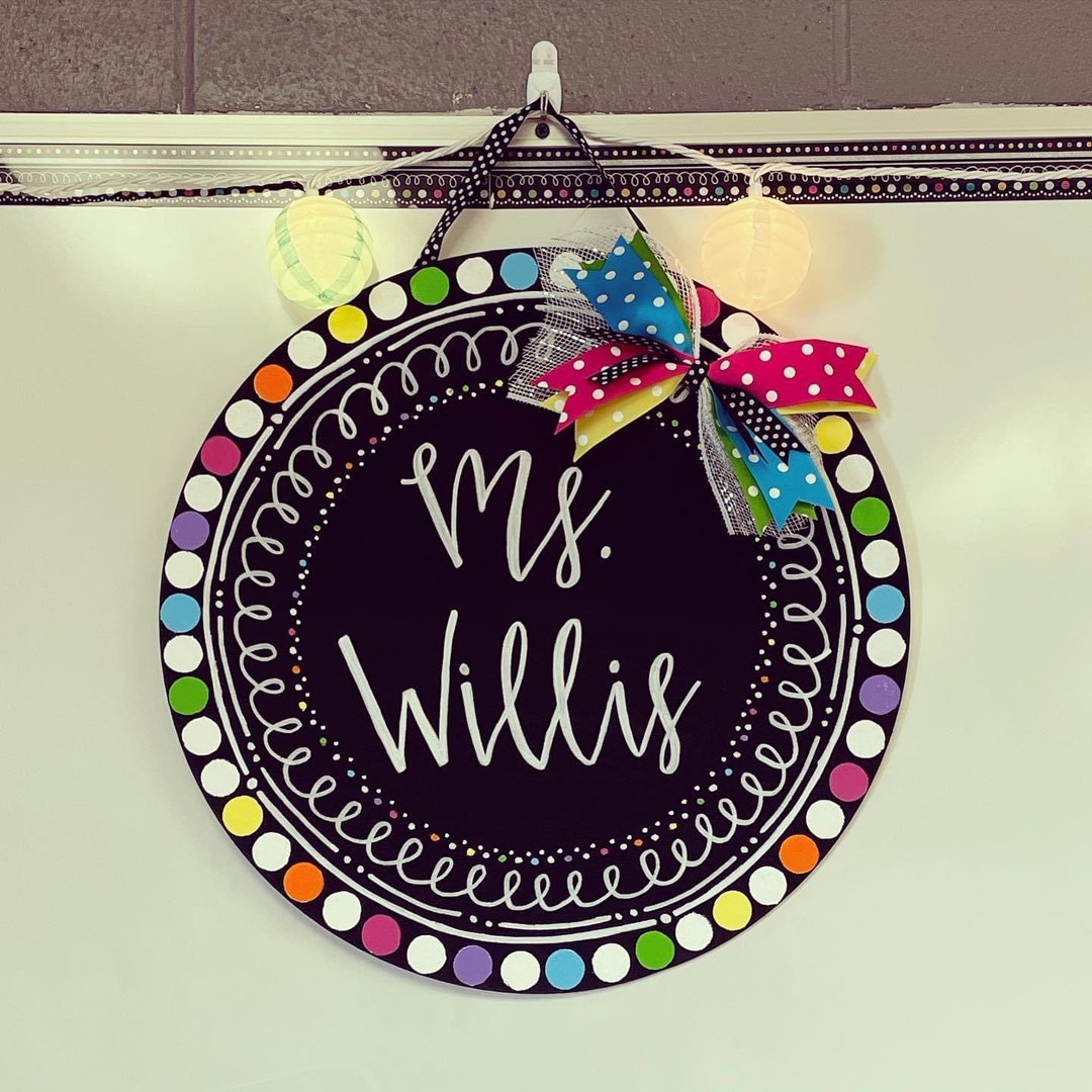 Classroom Door Hanger - Etsy