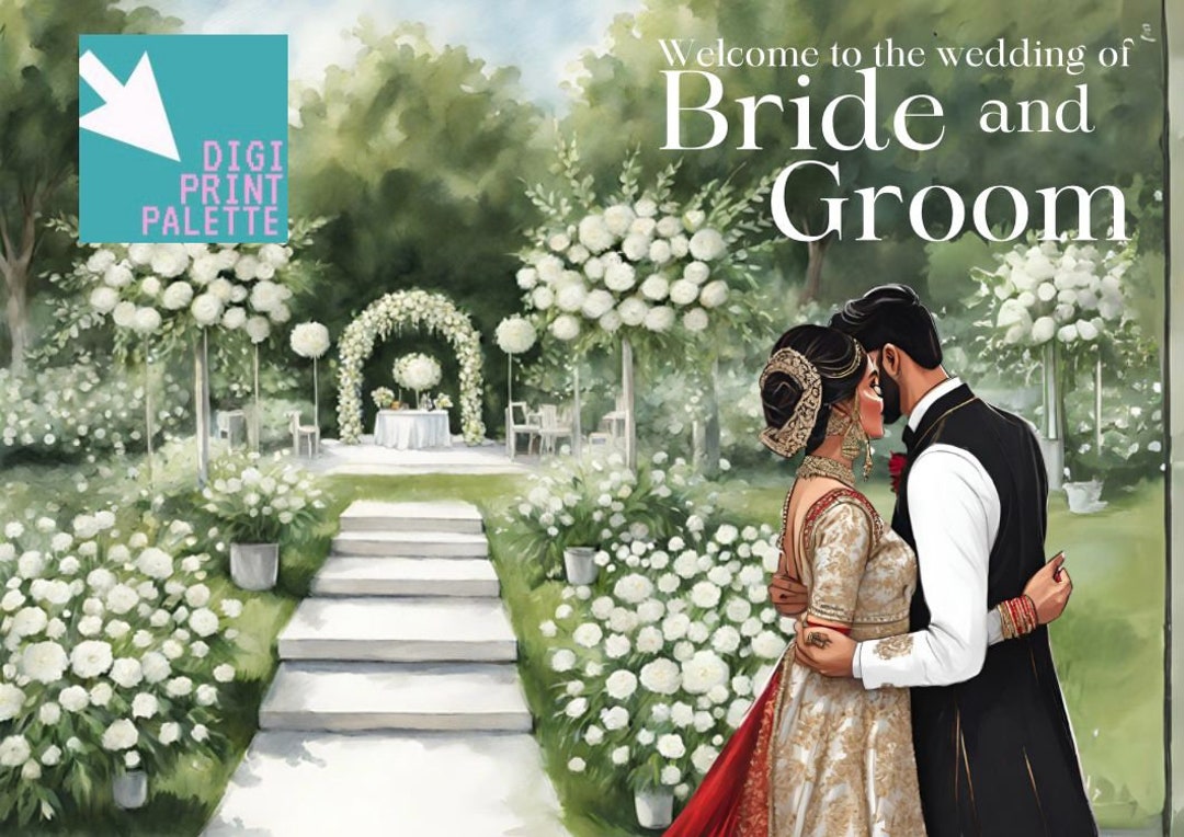 A3 Digital Desi Welcome Sign Ready to Print - Etsy