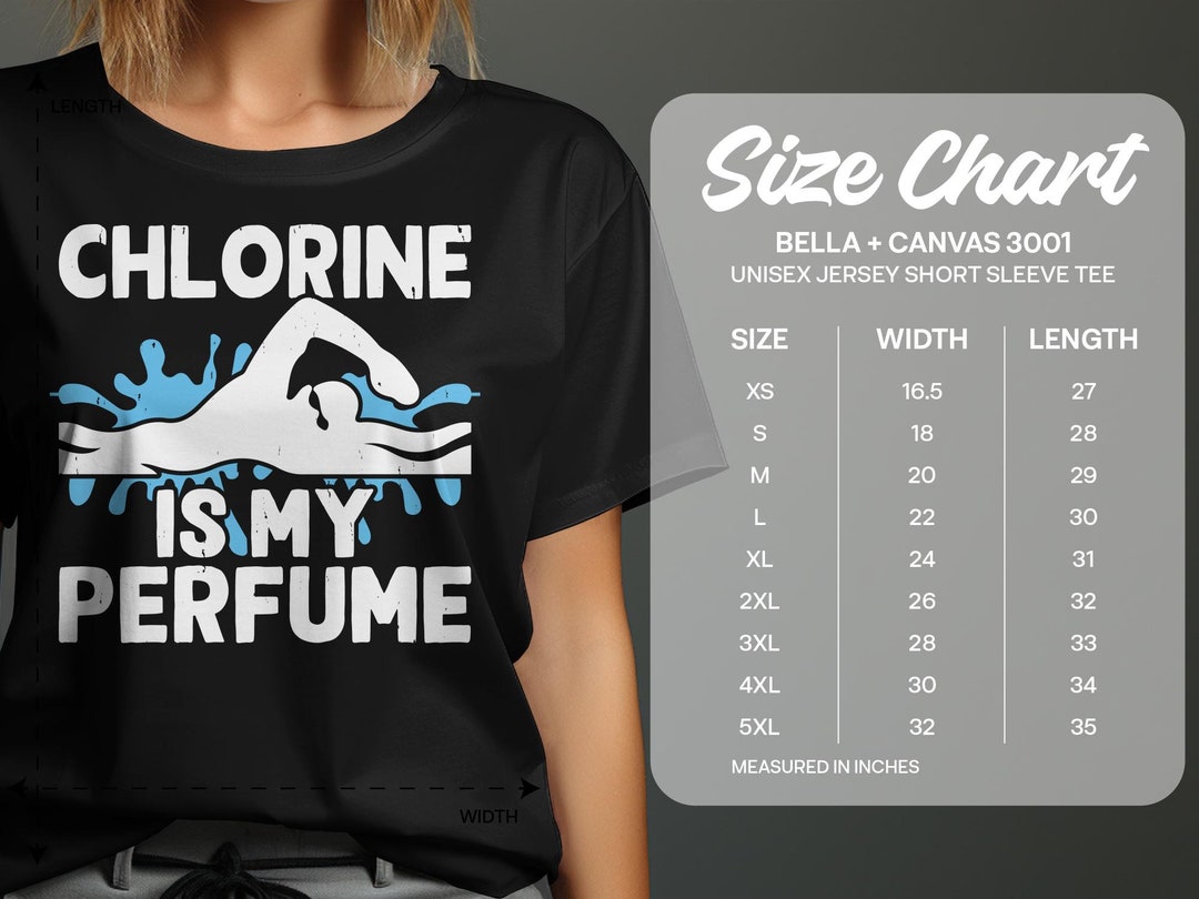 Chlorine is My Perfume Swimming Lovers T-shirt Perfect Gift Idea for Swimmers Fun Swim Tee ...