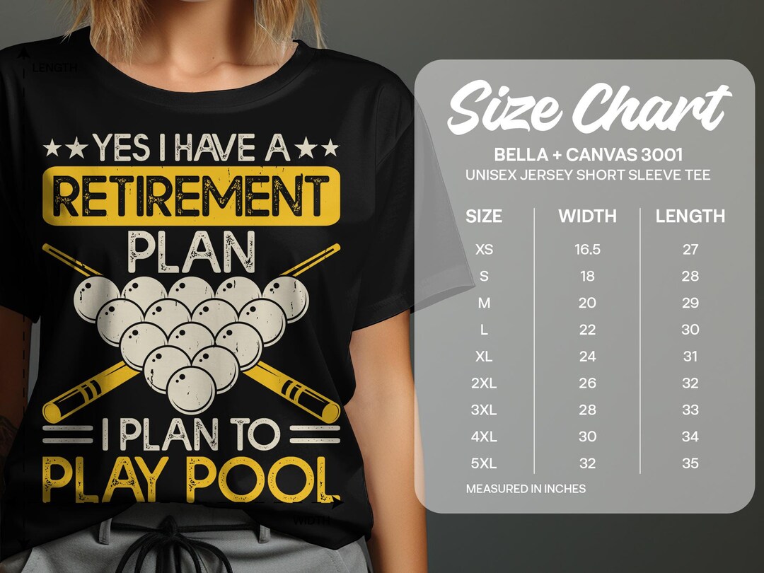 Billiards Game Lovers Gift Idea T-shirt, Yes I Have a Retirement Plan I ...