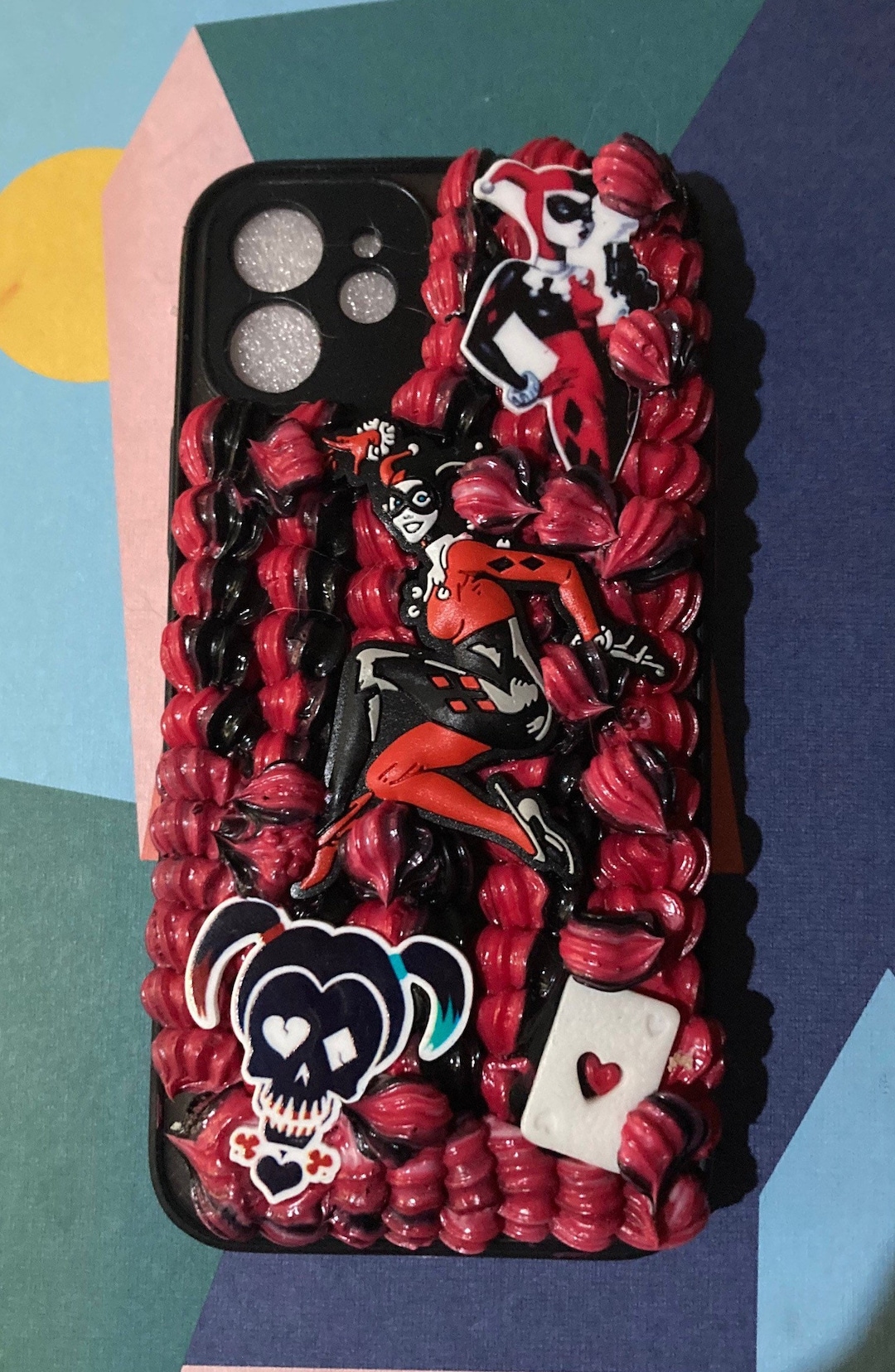 Handmade Comic Book Villain Decoden Phone Case for an iPhone 12 - Etsy