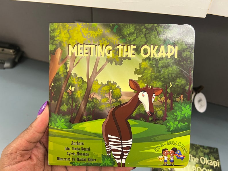 Meeting the Okapi - Children’s Boardbook - Etsy