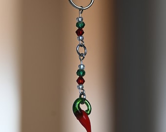 Large Stainless Steel Chili Pepper Keychain - Etsy