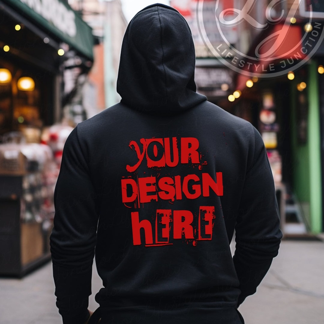 Black Hoodie Mockup, Trendy Workout Mockup, Workout Shirt Mockup, Gym ...