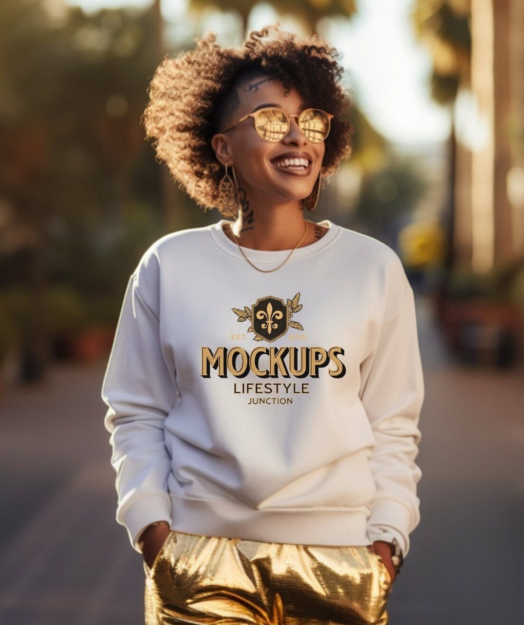 White Sweatshirt Mockup Sweatshirt Model Mockup Simple Mock up White ...