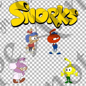 Snorks Pk1 80s Cartoon SVG Vector Image X5 Pack - Etsy