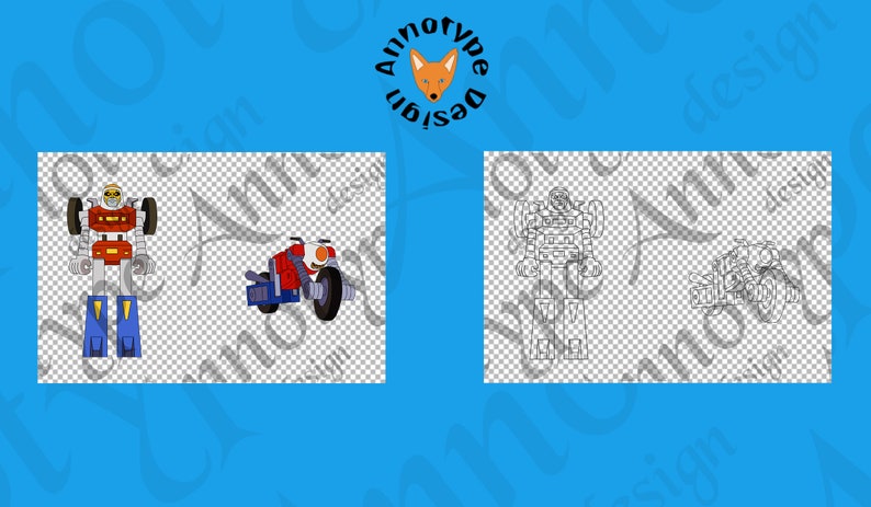 Gobots 80s Cartoon Vector SVG Image X12 Pack - Etsy