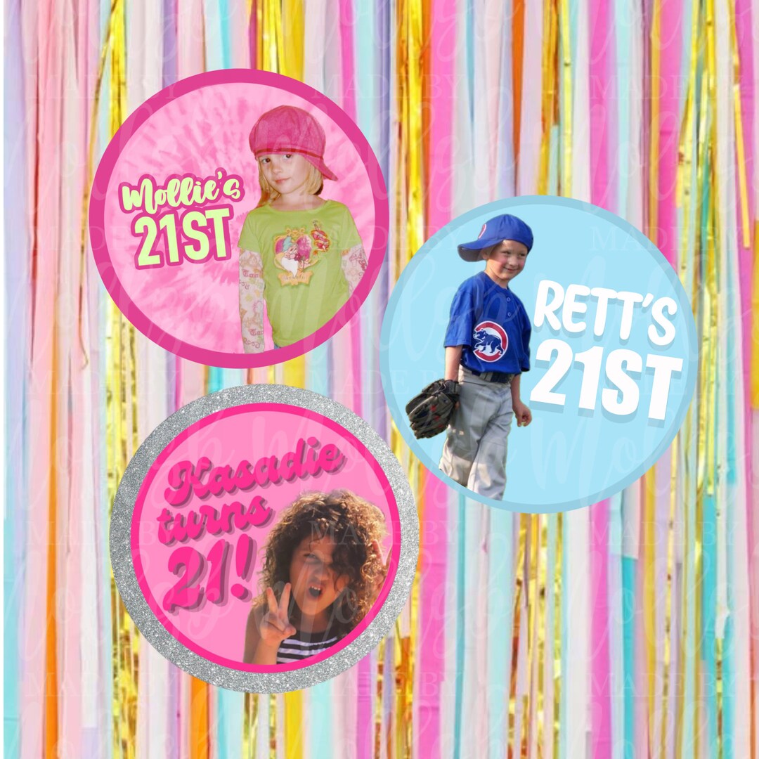 21st Birthday Stickers - Etsy