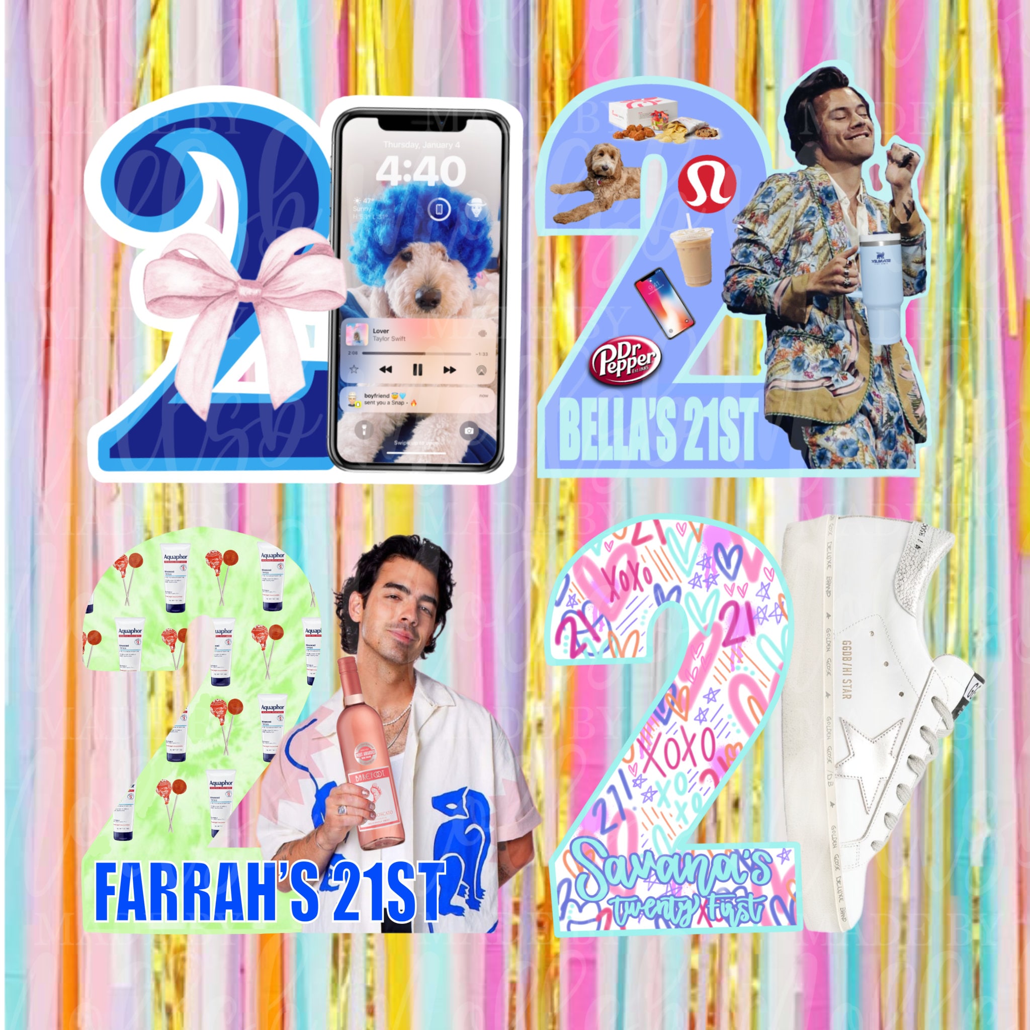 21st Birthday Sign TEMPLATE - Etsy