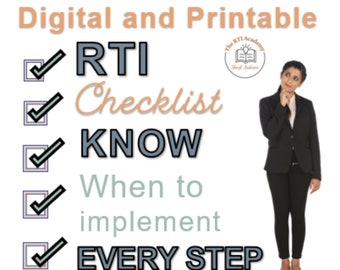 Printable Teacher RTI Intervention Forms Intervention Plan - Etsy