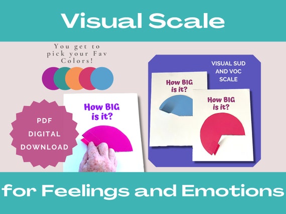 Visual Scale for Feelings and Emotions SUD Scale VOC - Etsy