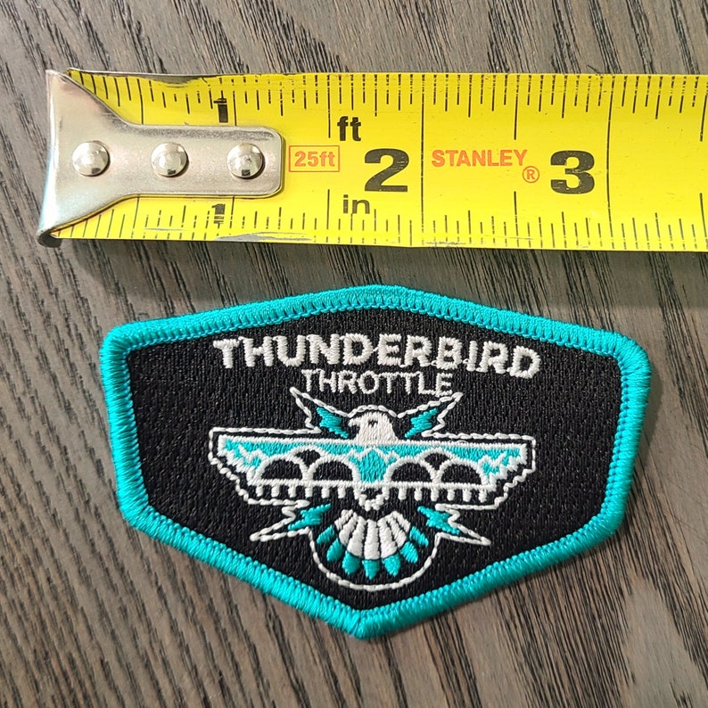 A Thunderbird Throttle Patch - 3" Width - Etsy