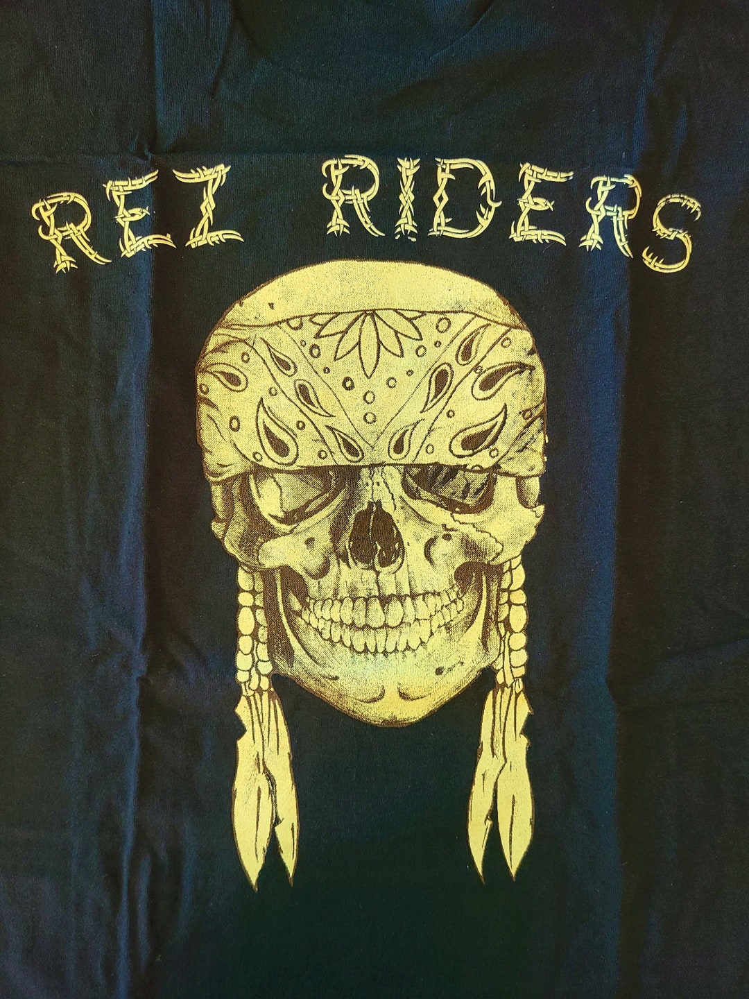 Barbed Skully - Rez Riders Indian Motorcycle Club - Etsy