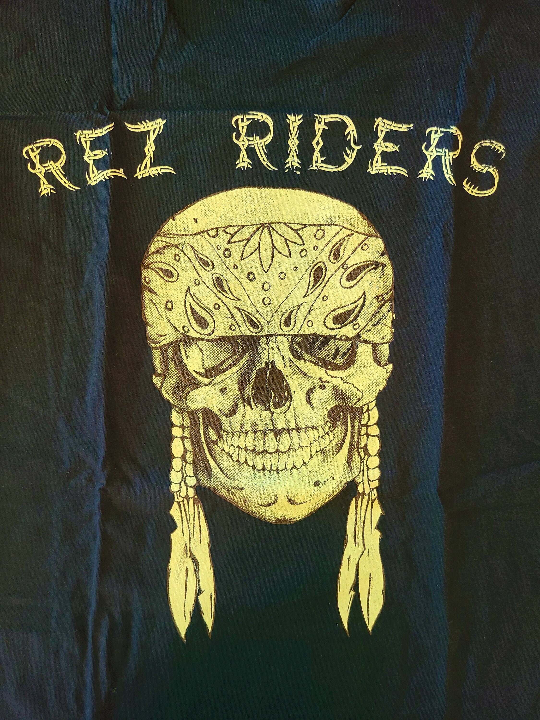 Barbed Skully - Rez Riders Indian Motorcycle Club - Etsy