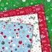 Christmas Digital Papers, Christmas Scrapbook Paper, Christmas ...