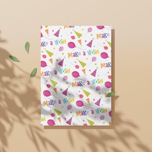 Happy Birthday Digital Paper, Birthday Patterns, Birthday Party Digital ...