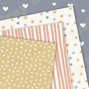 Boho Digital Paper, Boho Patterns 12x12 Scrapbook Paper, Scrap Book ...