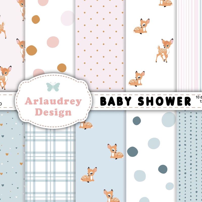 Baby Digital Paper - Etsy