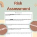 Risk Assessment, Printable, Form, Daycare, Editable, Childcare ...