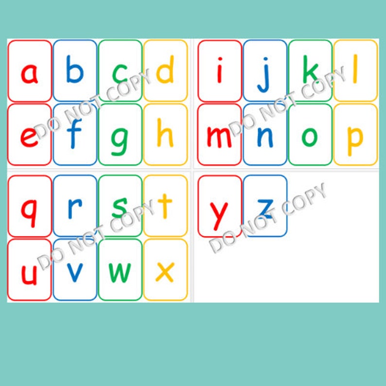 ABC Flashcards, Printable, Form, Daycare, Editable, Childcare Providers ...