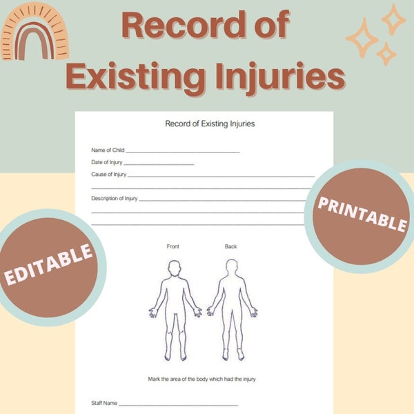 Childcare Provider Record - Etsy