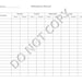 Attendance Record, Printable, Form, Daycare, Editable, Childcare ...