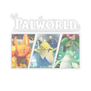 Palworld Stickers in Multiple Sizes Kiss-cut Stickers - Etsy