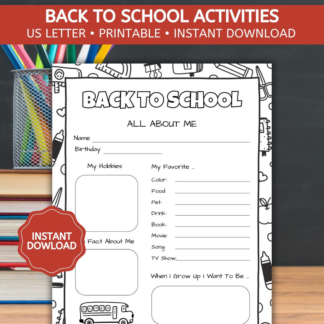 All About Me, Back to School Activities, Find Someone Who, Would You ...