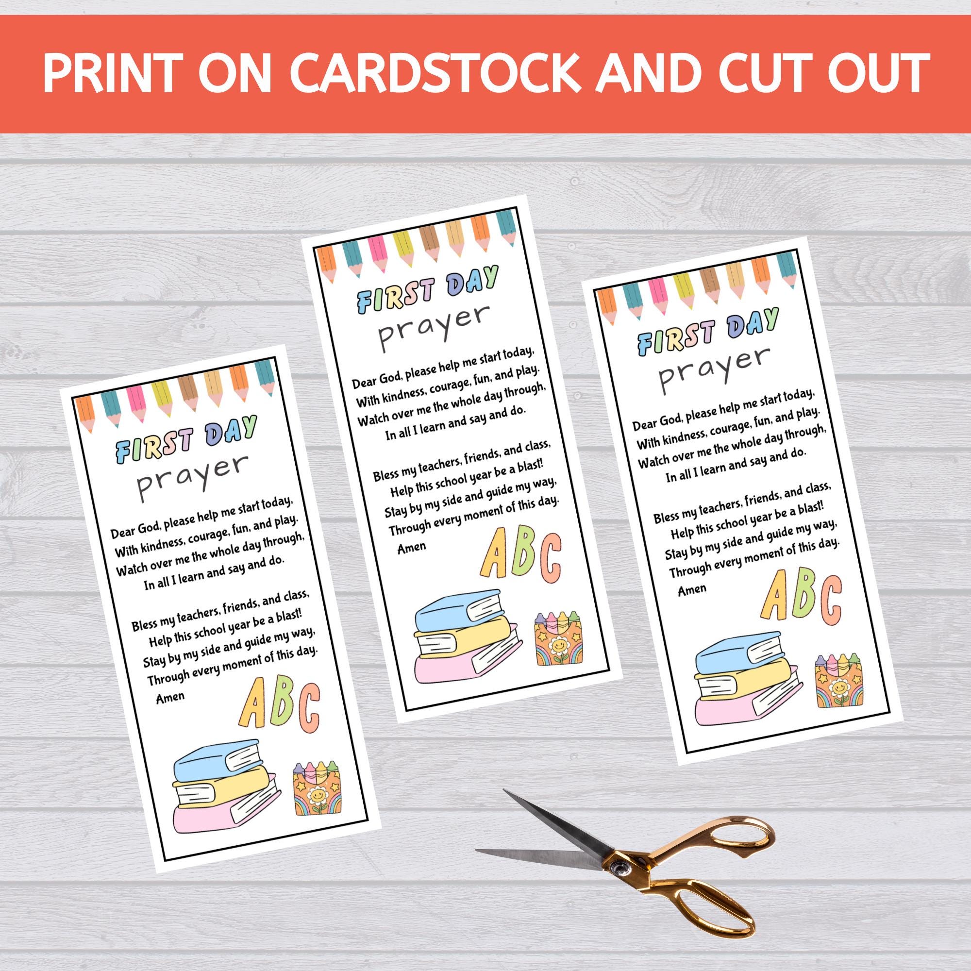 Back to School Prayer, First Day of School Prayer, School Prayer ...