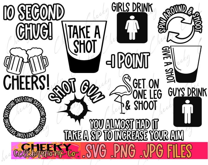 Drinking Game SVG Fileinstant Download DIGITAL ONLY - Etsy