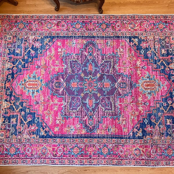 Pink Vintage Rugs - Etsy